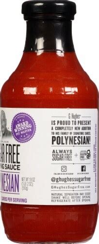G Hughes Sugar Free Polynesian Dipping Sauce 18 Oz Kroger