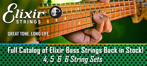 Elixir Bass Strings Full Catalog Back In Stock Page 1 Strings And