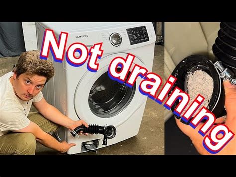 Front Load Washer Not Draining Easy Fix No Filter SchoolTube