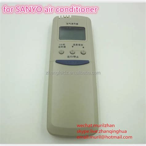 고품질 회색 4 Ac 원격 제어 산요 공기 컨디셔너 한국어 실크 인쇄 및 홀더 서