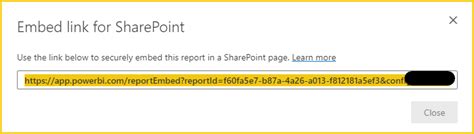 Re Trouble In Embedding Power Bi Link On Sharepoi Microsoft Fabric Community