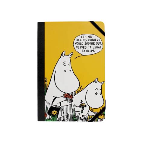 Moomin Flowers Softcover Notebook A5 The Official Moomin Shop United Kingdom