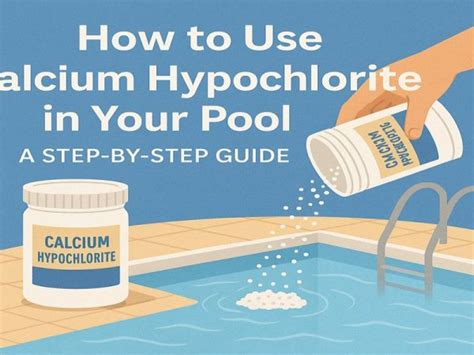 How To Use Calcium Hypochlorite In Your Pool A Step By Step Guide Niran Chemical