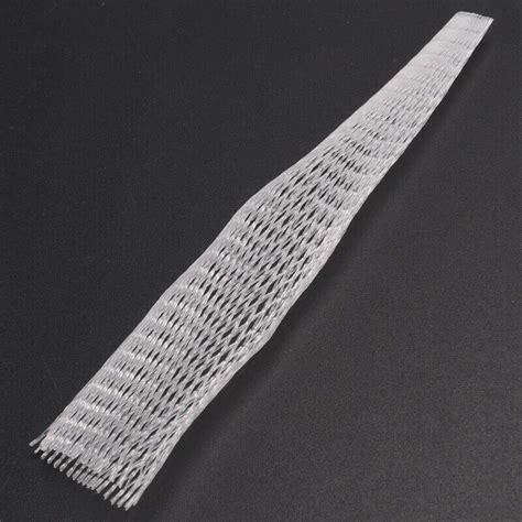 20 Pcs Make Brushes Guards Mesh Protectors Cover Sheath Net White