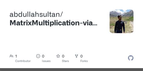 Github Abdullahsultan Matrixmultiplication Via Multi Threading