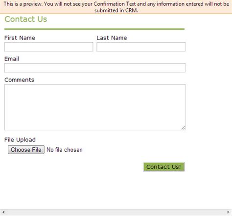 Create A Form With The Form Builder Clickdimensions Support
