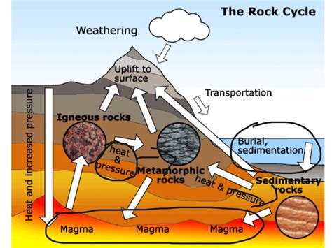 Rock Cycle Science Earth Science Rocks Showme