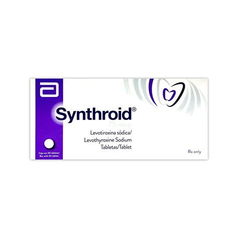 Synthroid 75 Mcg X 30 Tab Farmacias Ave Fenix