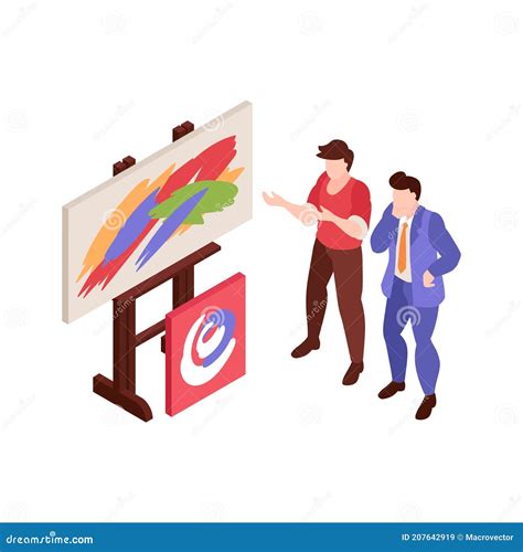 Art Gallery Illustration Stock Illustration Illustration Of Culture