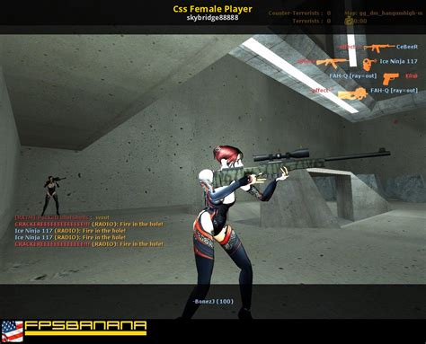 Css Female Player Counter Strike Source Mods