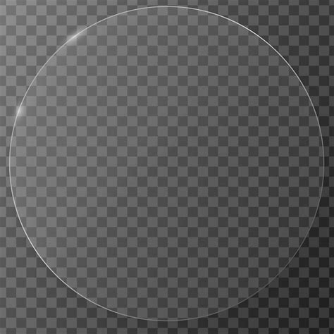 Premium Vector Circle In Glassmorphism Style