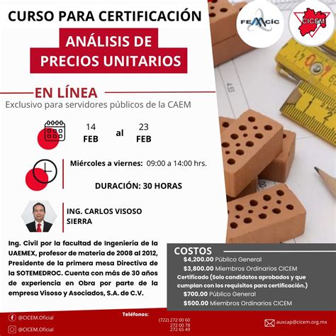ANÁLISIS DE PRECIOS UNITARIOS Colegio de Ingenieros Civiles del