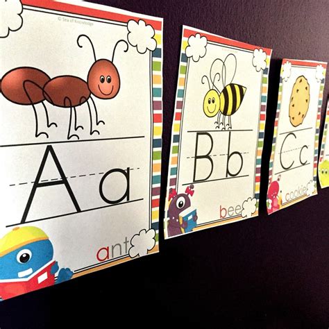 Alphabet Poster Printables Classroom Freebies