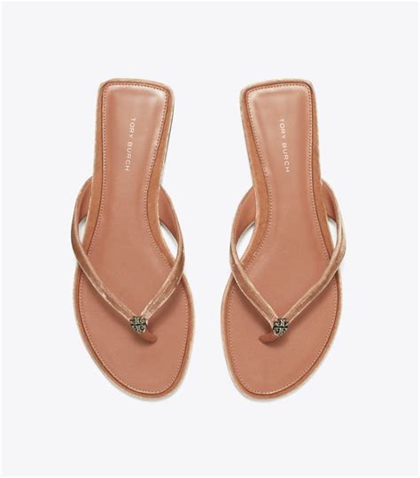 Classic Pavé Flip Flop Womens Designer Sandals Tory Burch