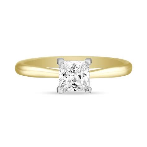 18k Yellow Gold New Aire Soliatire Ring Setting Borsheims