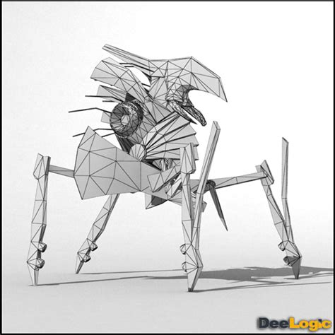 3d Model Defender Robot