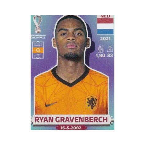 Oferta Cromos Ryan Gravenberch Netherlands Panini Qatar 2022