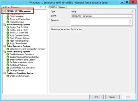 Convert From Bios To Uefi During Windows 10 Deployments With Configmgr