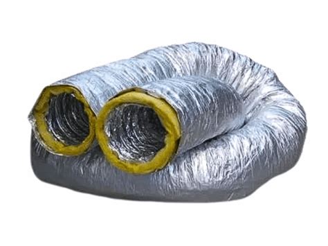 Duto Flex C Isolamento 200mm 8pol Pacote 6 Metros Isofortstore