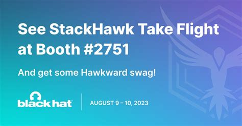 stackhawk on linkedin black hat 2023