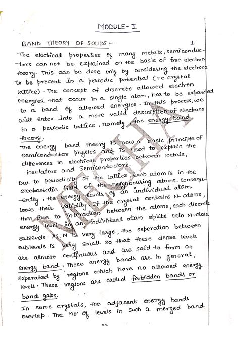 Module Part Notes Physics Studocu
