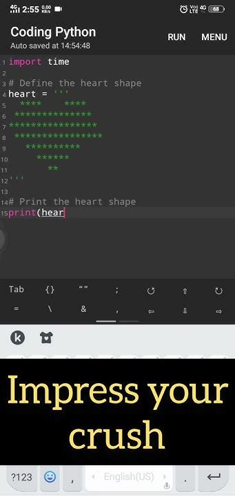 Create Heart With Sorry Using Python Coding Coder Python Crush
