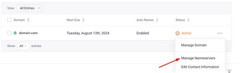 Changing Domain Name Servers HostNext Technologies