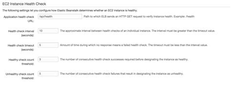 aws eb setup failing due to health check metabase discussion