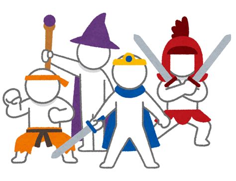 Rpgのキャラクターのイラスト（棒人間） かわいいフリー素材集 いらすとや