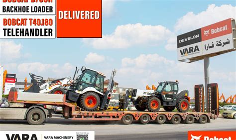 Bobcat B730r Backhoe Loader And T40 180 Telehandler Delivery Vara Company