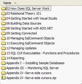 Installing The Examples Hitchhikers Guide To Visual Studio And Sql