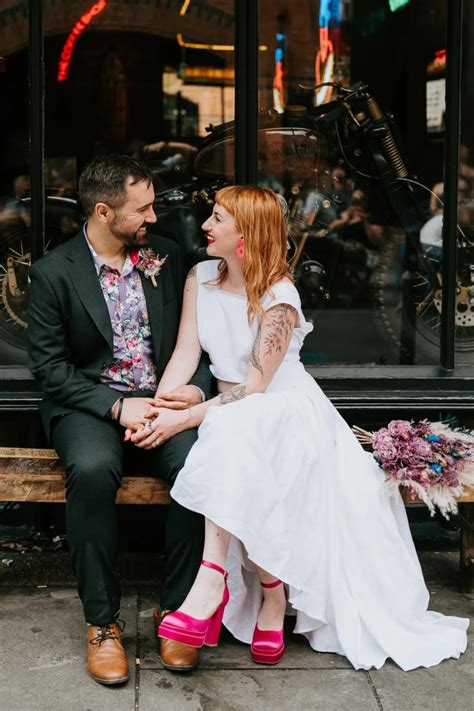 12 Real Brides Who Wore Fabulous Colourful Wedding Shoes
