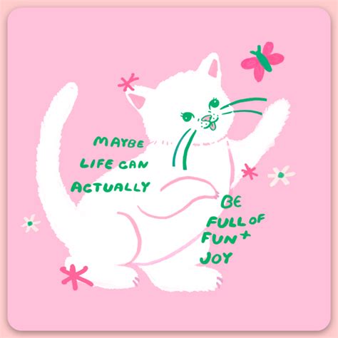 Full Of Fun And Joy Sticker Tender Ghost