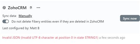 Custom Integration Sync Failed But Why Get Help Fibery Community