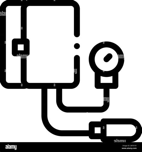 Device For Measuring Pressure Tonometer Icon Vector Illustration Stock
