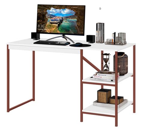 Escrivaninha Home Slim Branco Moveisaqui