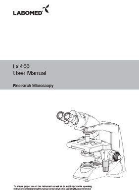 Lx 400 Educational Laboratory Microscope Labomed