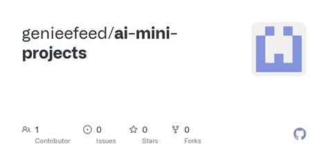 Github Genieefeedai Mini Projects