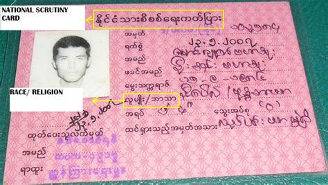 Love And Tolerance Impact Of Identity Card On Myanmar Democracy Process