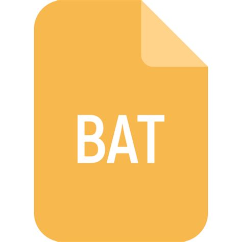 Bat File Generic Flat Icon