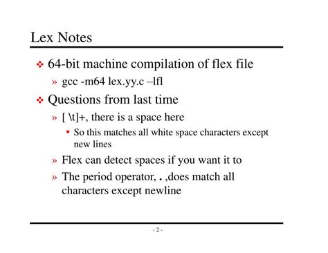 ppt lexical analysis part ii powerpoint presentation free download