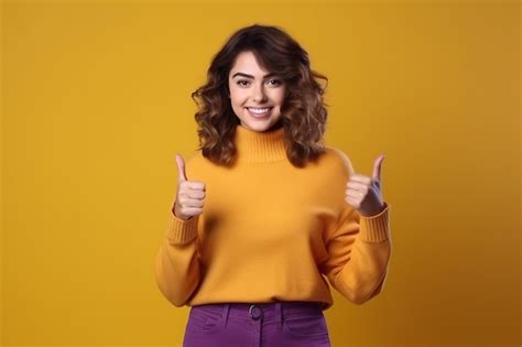 Cute Beautiful Girl Wear Stylish Clothes Isolated On Color Background