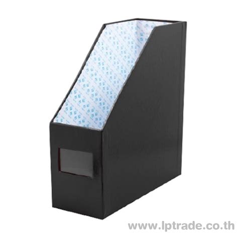 กล่องกระดาษใส่เอกสาร 1 ช่อง สีดำ Lptrade
