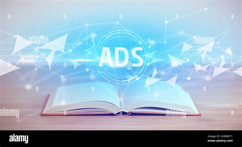 Open Book With Abbreviation Stock Photo Alamy