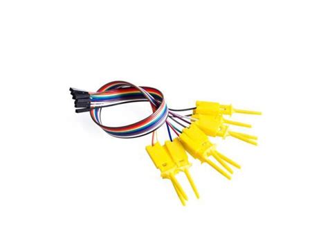 10pcs 200mm High Efficiency Test Hook Clip Logic Analyzer Cable Gripper