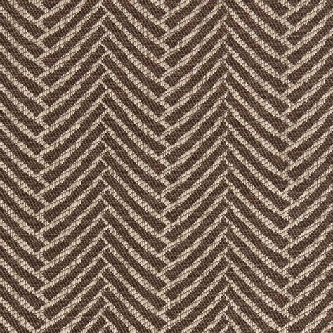 Brown Abstract Herringbone Woven Pattern Upholstery Fabric By The Yard