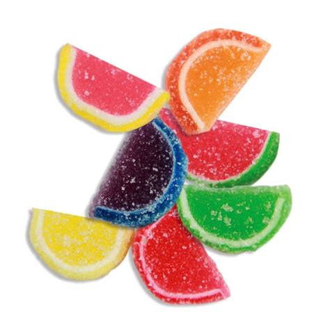 Assorted Mini Fruit Slices 1 Lb Package All City Candy