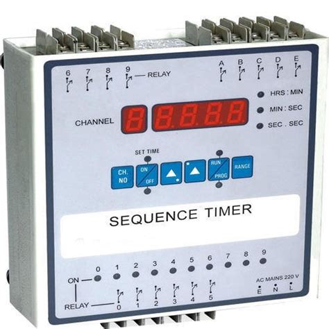 8 To 48 Channels Digital Bag Filter Sequence Timer Model Name Number