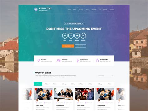 event website design event planner website event website event