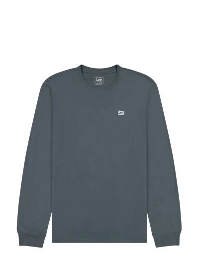 Lee Jeans Ls Patch Logo Tee Långärmade T Shirts Shoppa På Booztlet